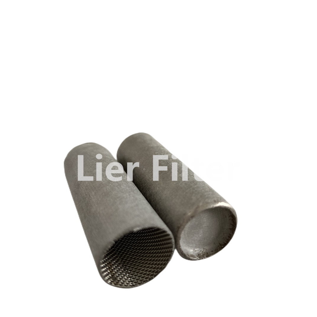 Metal Fiber Felt Sintered Mesh Welding Filter Element By Vacuum ...