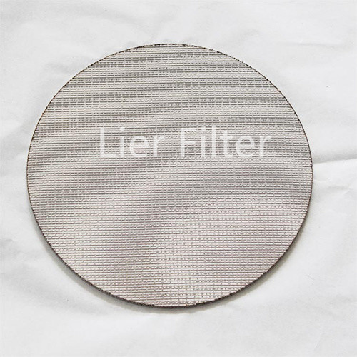 1.7mm Thick Multilayer Sintered Metal Mesh Filter 2um Pore