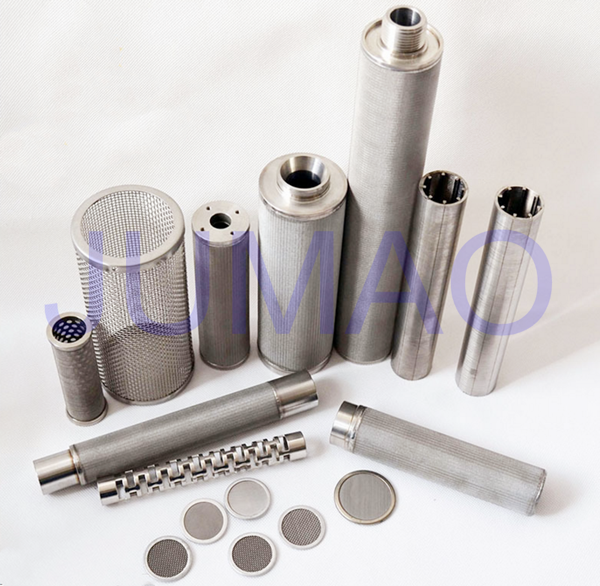 Stainless Steel Fine-Screen Sintered Filter Elements With Good Strength ...