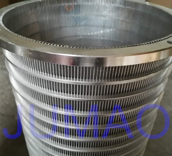 Large Flow Rate Wedge Wire Screen Filter For Water Treatment Industrial